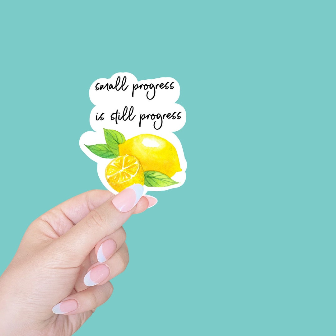 Small Progress Sticker/motivational Stickers/ Inspiring Sticker Sticker ...