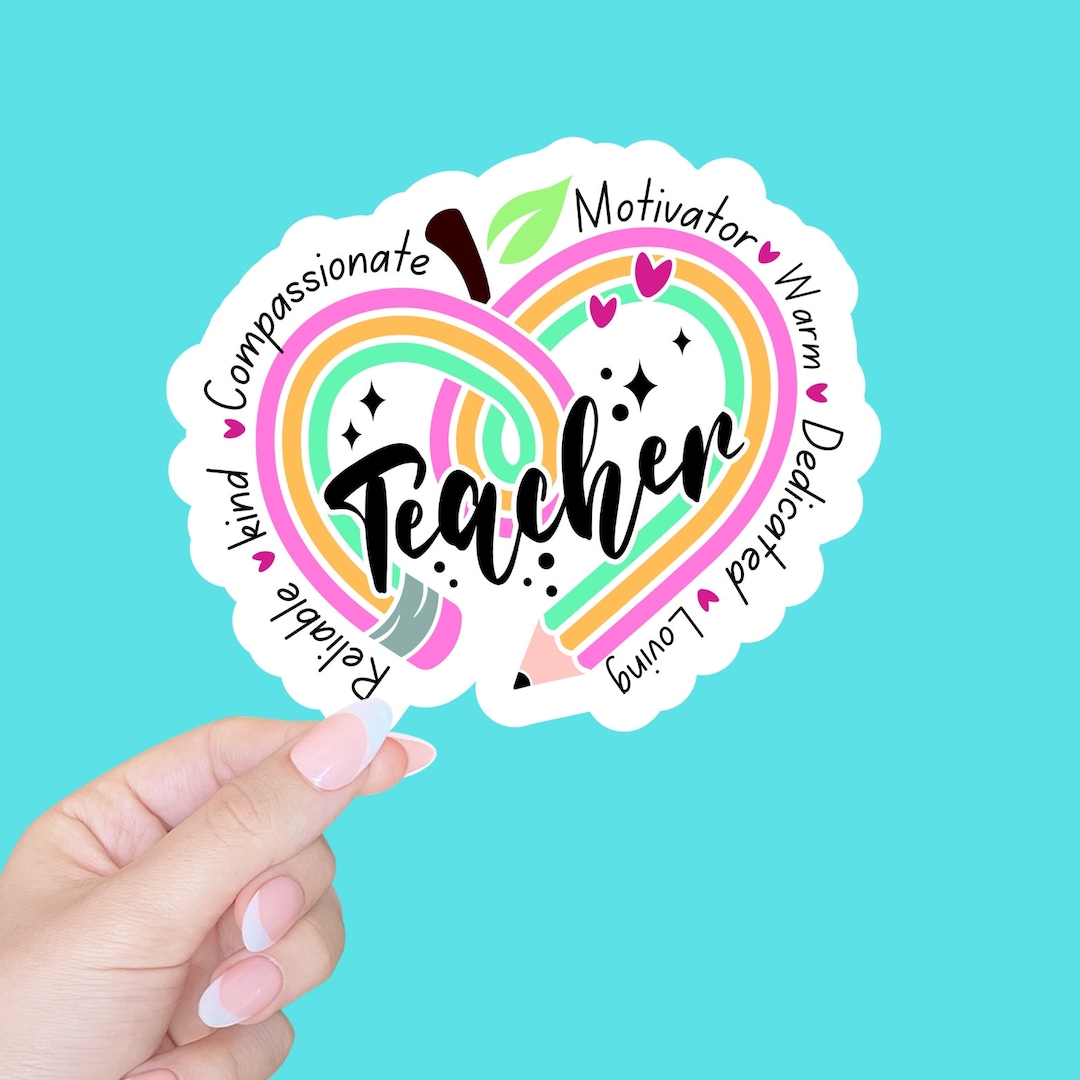 Stickers for Teachers/new Teacher Gift/computer Sticker/laptop Sticker ...
