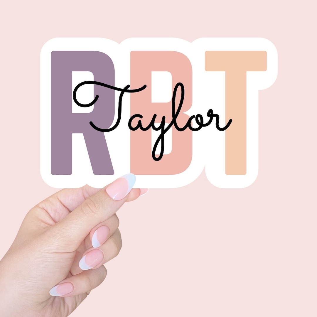 RBT Registered Behavior Technician/personalized Sticker/aba Gift/aba ...