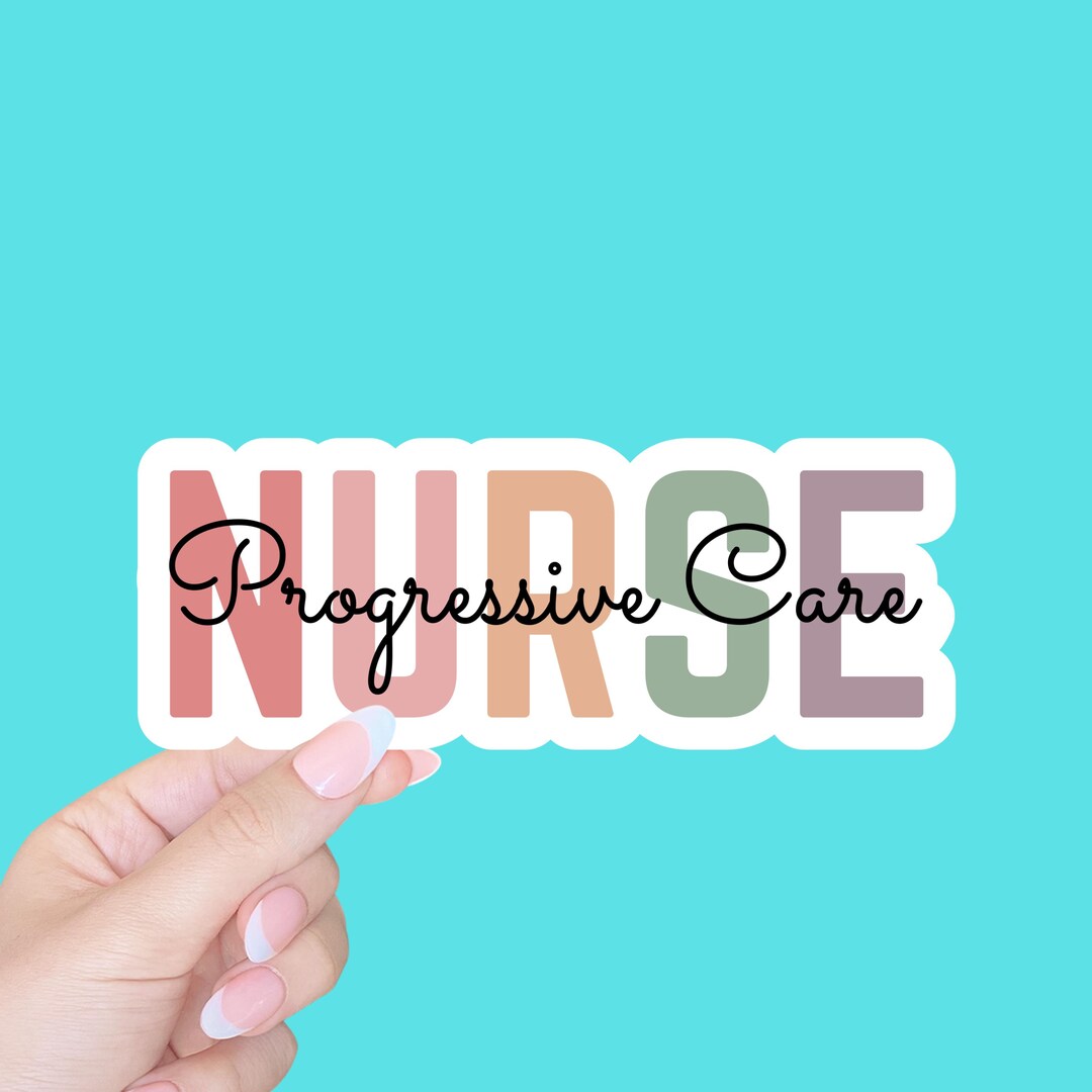 Progressive Nurse Gift/gift for Nurse/ PCU Nurse, Journal Sticker/water ...