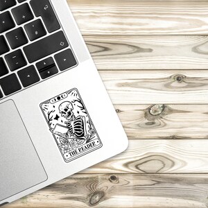 Tarot Card Sticker/reading Sticker/kindle Sticker/book Club Sticker/one ...