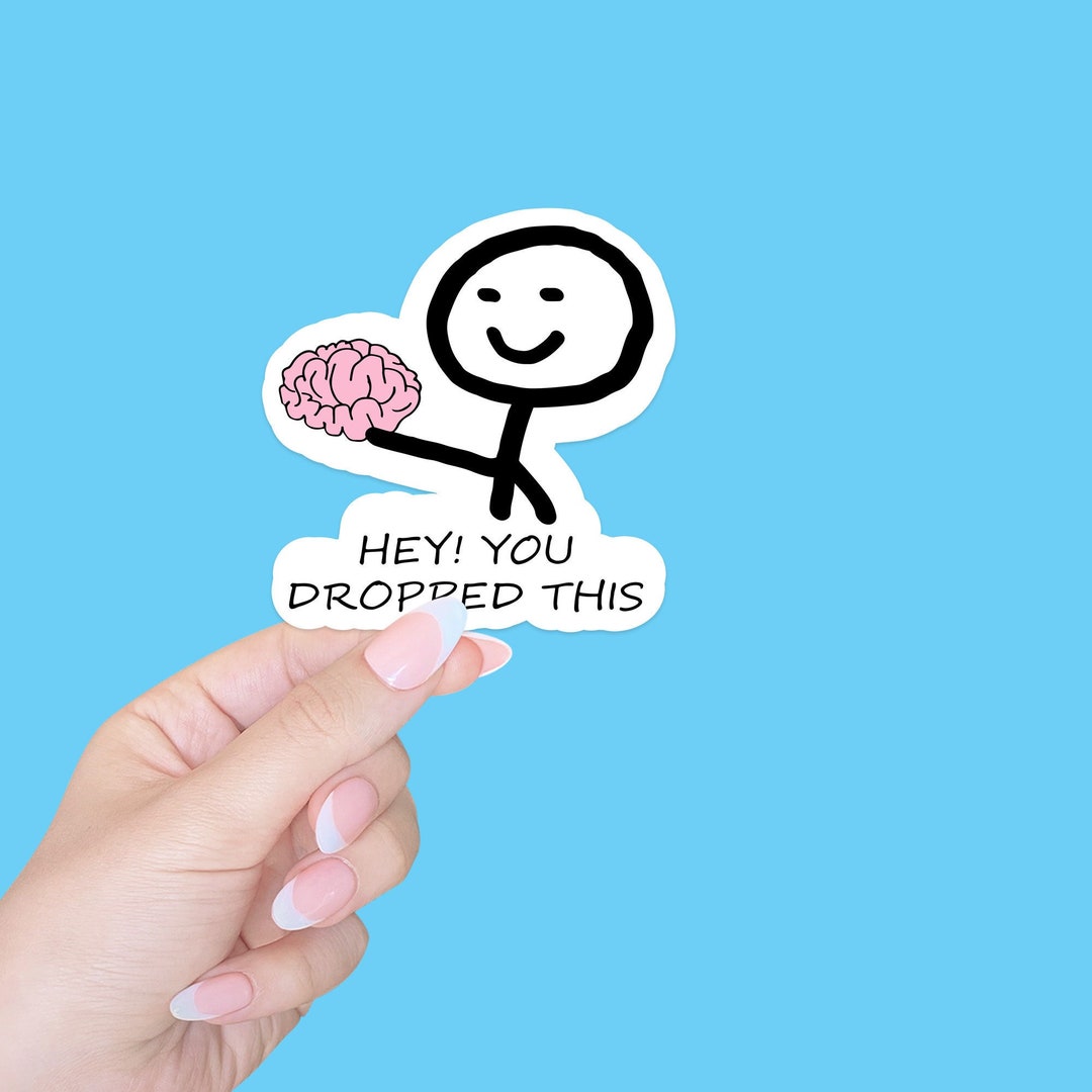 Sarcastic Meme Sticker/funny Water Bottle Sticker/stickerbook/book ...