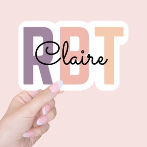 RBT Registered Behavior Technician/personalized Sticker/aba Gift/aba ...