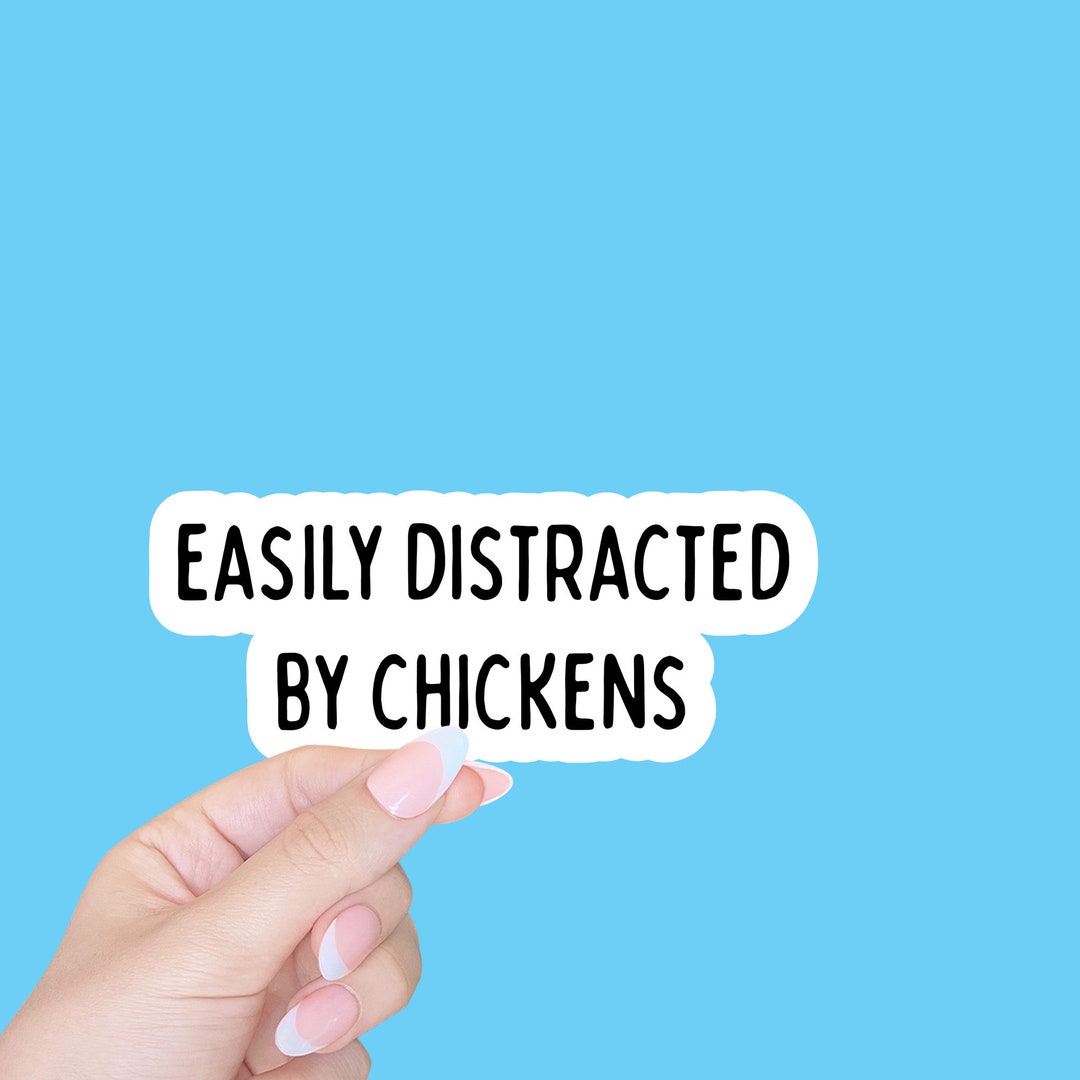 Chicken Sticker/chicken Coop/chicken Decor/cute Animal Sticker/computer ...