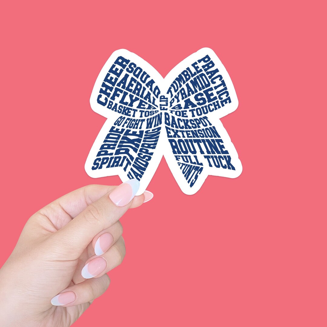 Cheer Sticker/cheer Gifts/cheer Mom/cheerleader Team Gift/cheer Coach ...