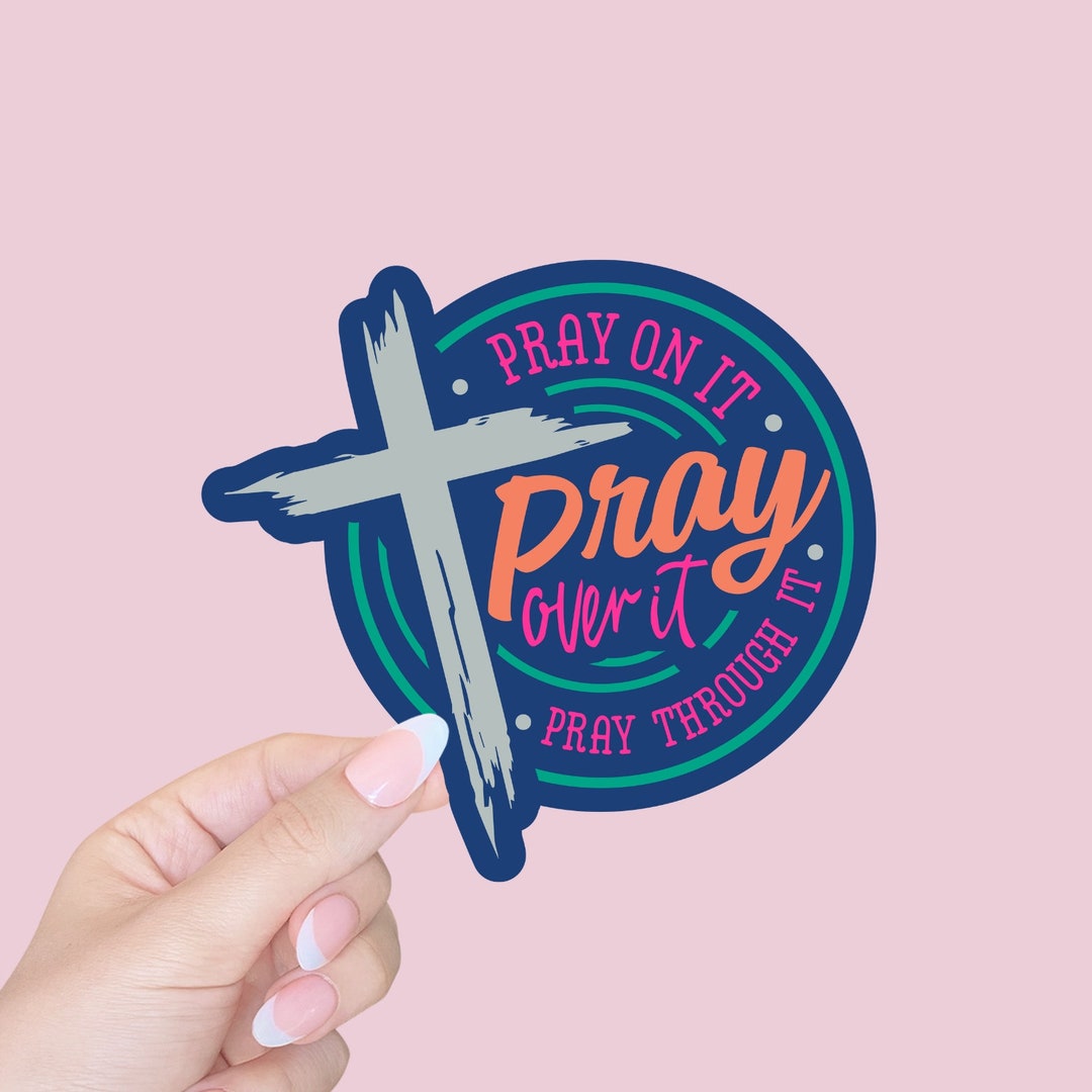 Christian Stickers/macbook Stickers/computer Stickers/praying Sticker ...