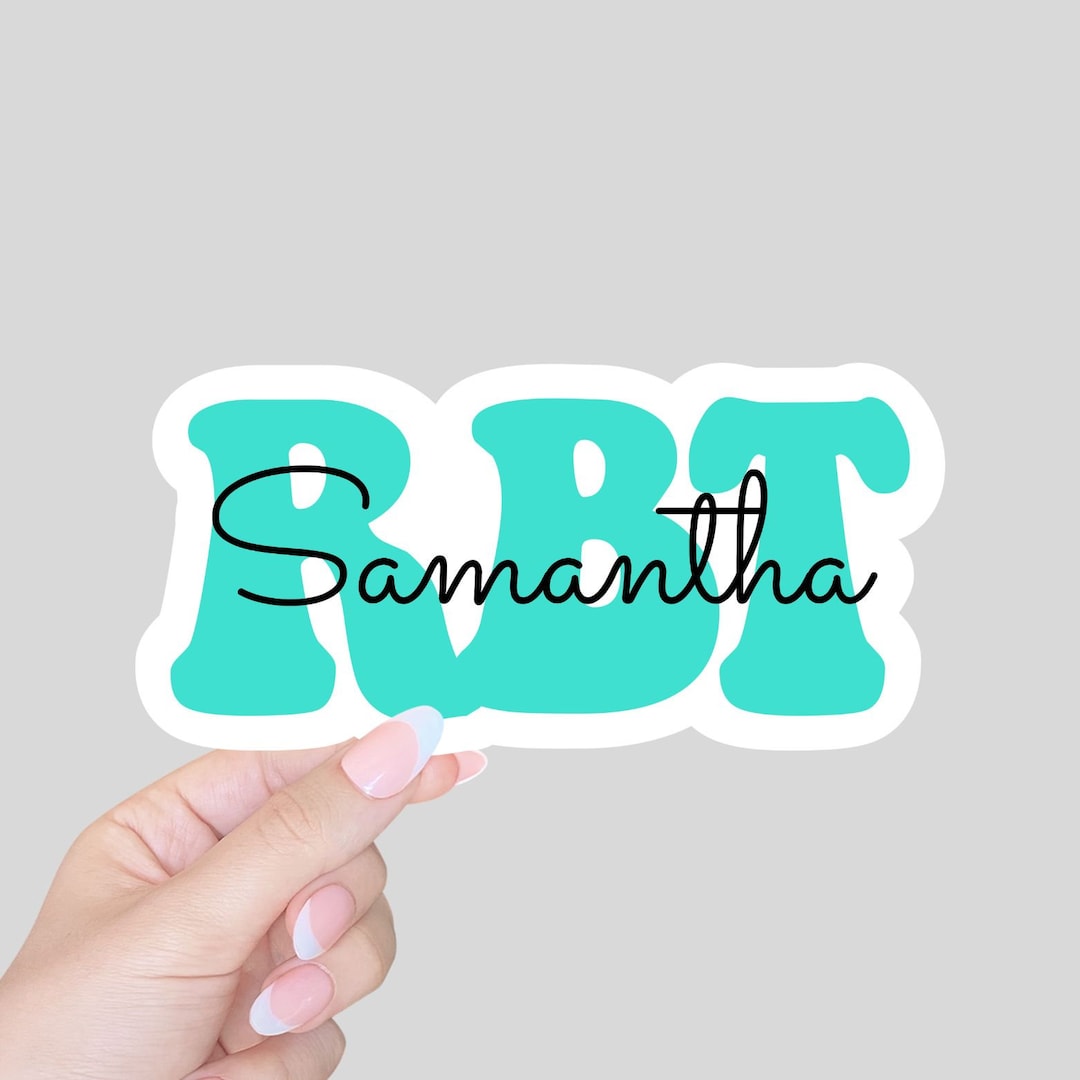 RBT Registered Behavior Technician/personalized Sticker/aba Gift/aba ...
