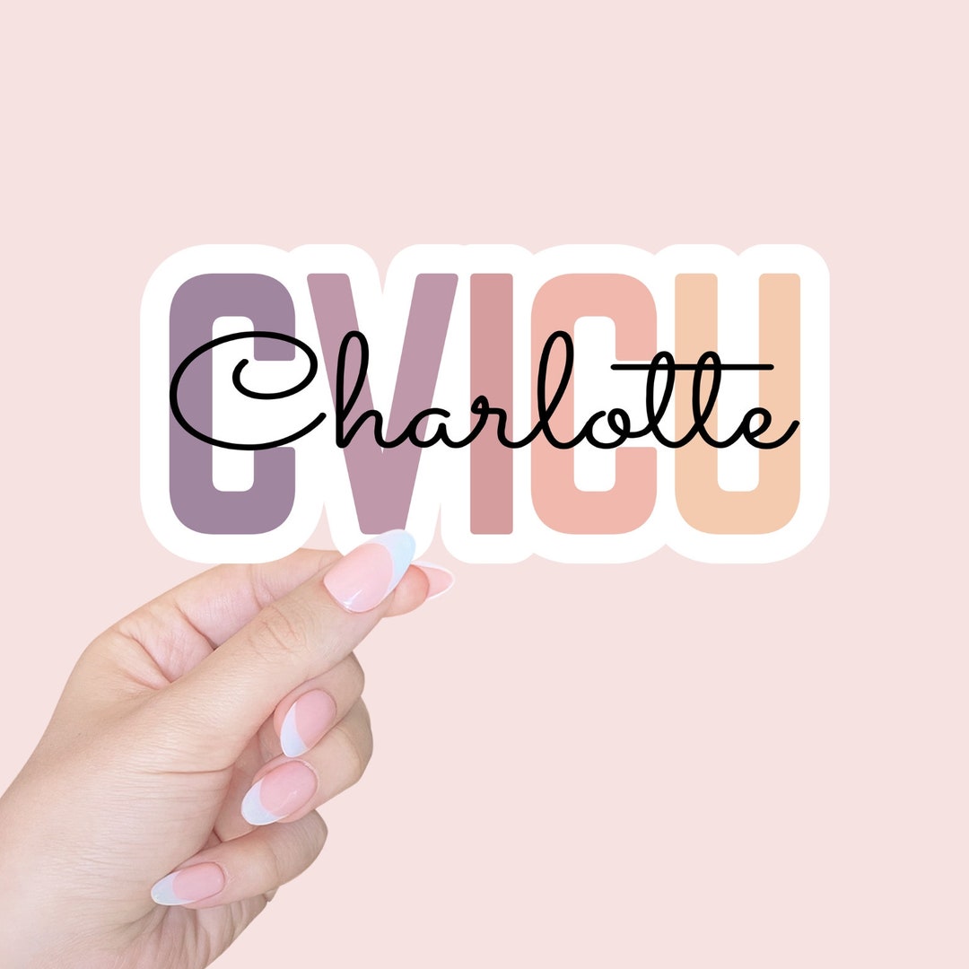 CVICU Sticker/cardiovascular Nurse Gift/cvicu Nursing/cardiac Nurse ...