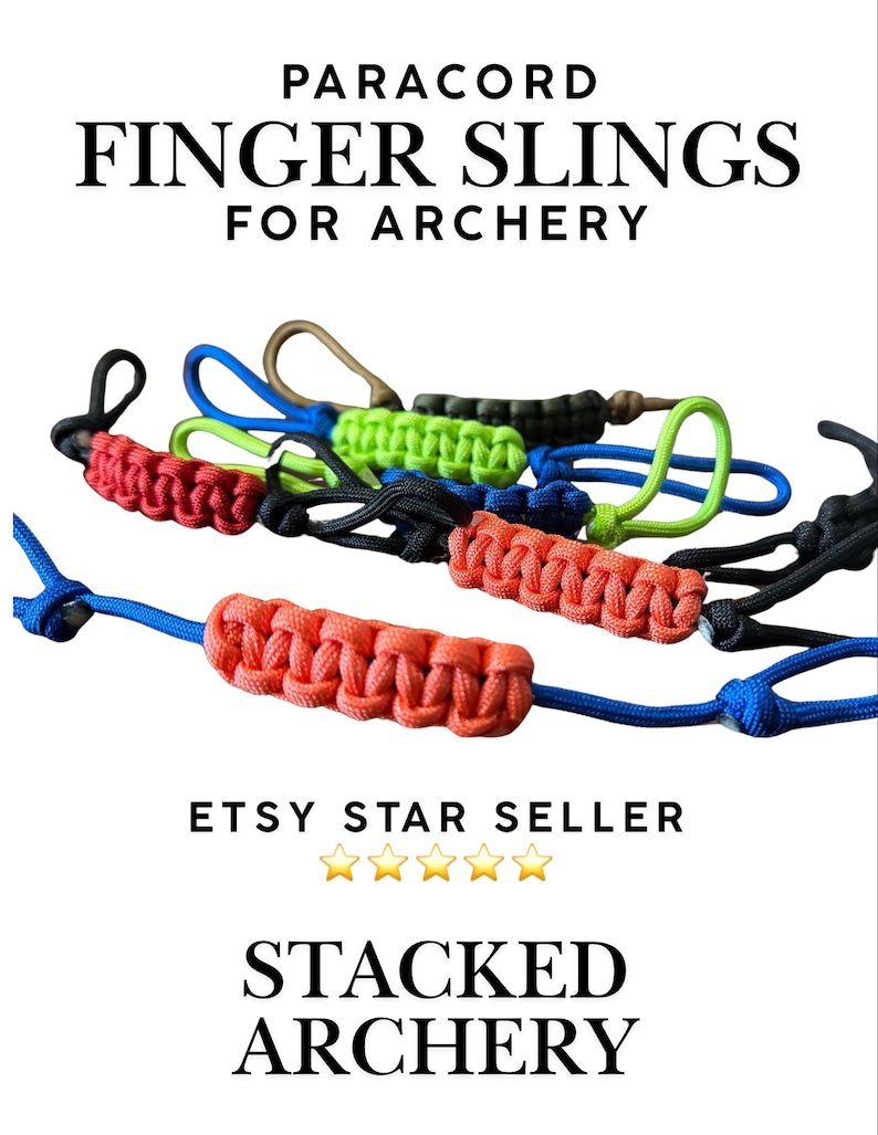 Custom Paracord Archery Finger Slings - Etsy