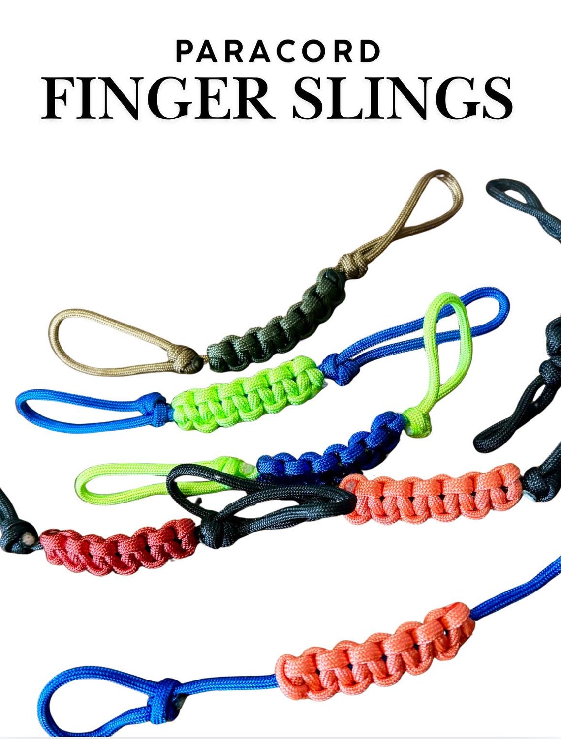 Custom Paracord Archery Finger Slings - Etsy