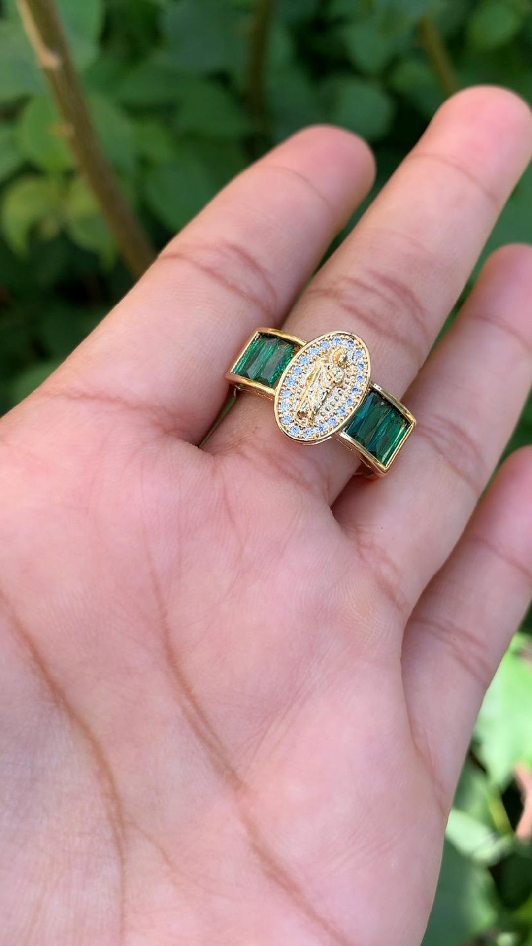 Adjustable San Judas Ring - Etsy
