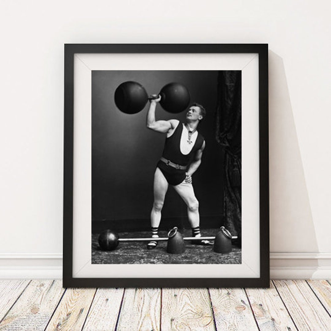 Vintage Photo - Men 1920's Weight Weightlifter Body Builder ...