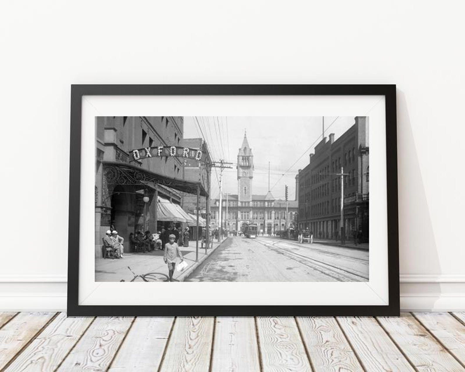1920s Denver Photo – Oxford Hotel & Union Station, Black and White Wall ...