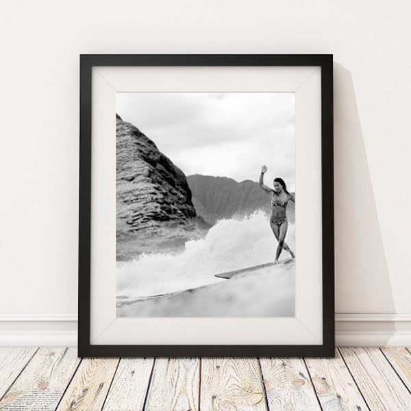 Vintage Surf Print - Etsy