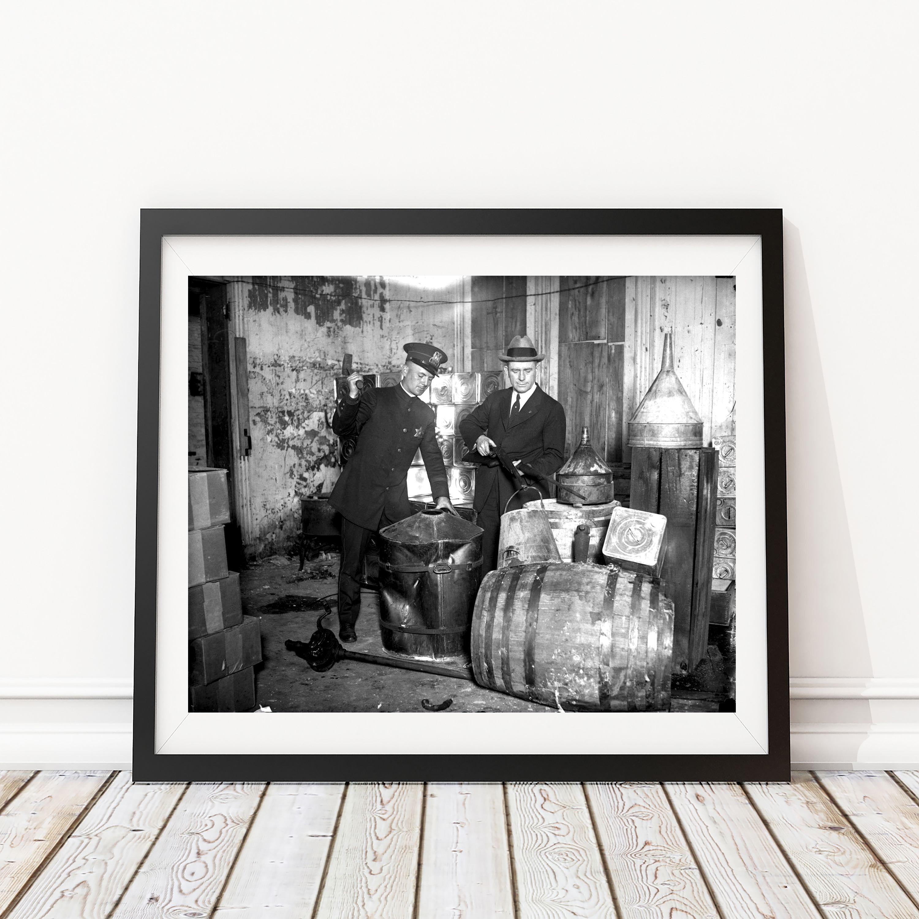 1930s Prohibition Police Photo Print – Vintage Bar Art - Etsy