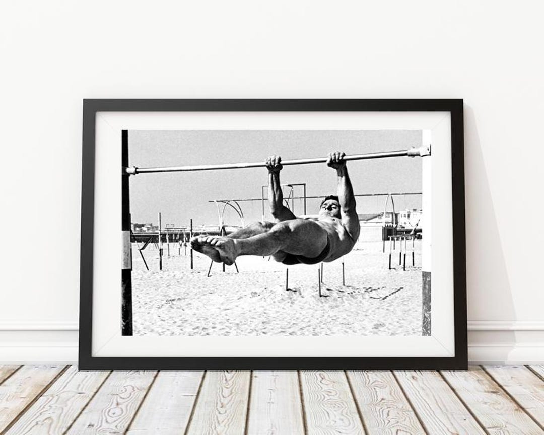 Vintage Muscle Beach Photo – 1950s Santa Monica Fitness Print - Etsy
