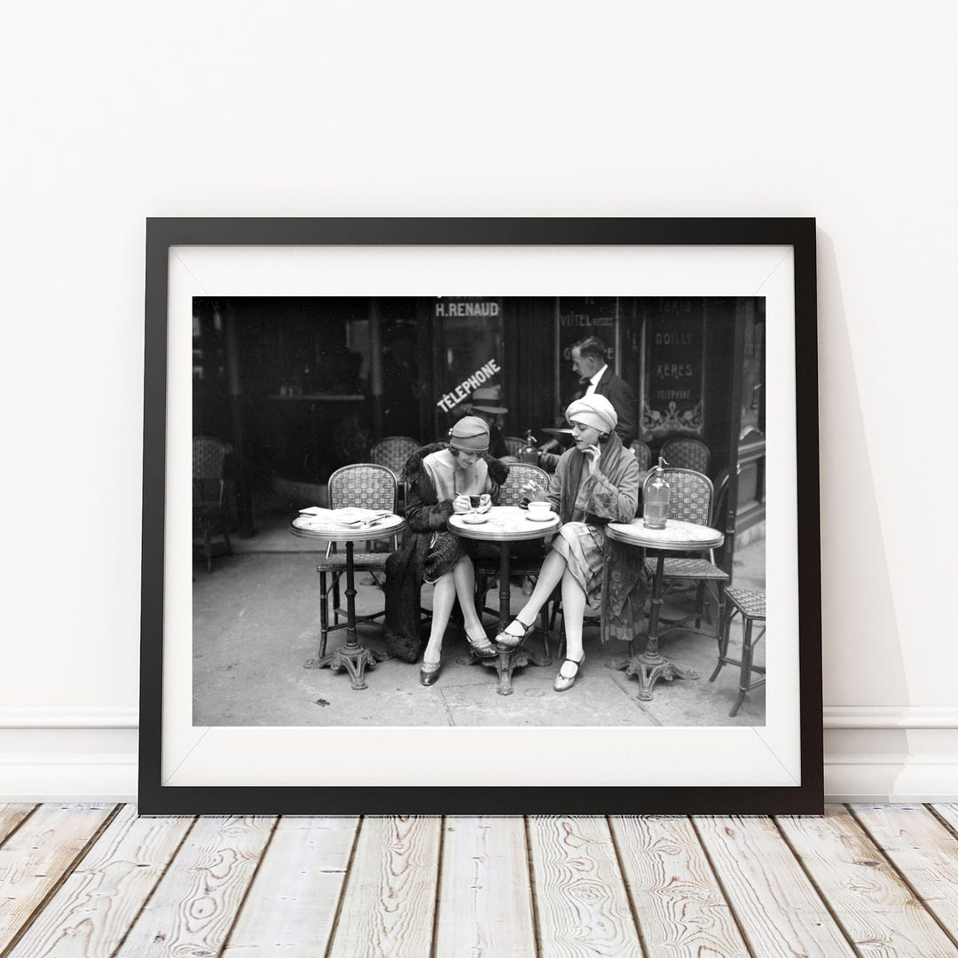 Vintage Photo - 1920's Women Having Coffee - Coffee House Art ...
