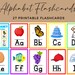 Learning the Alphabet - 27 Printable Flashcards - Etsy