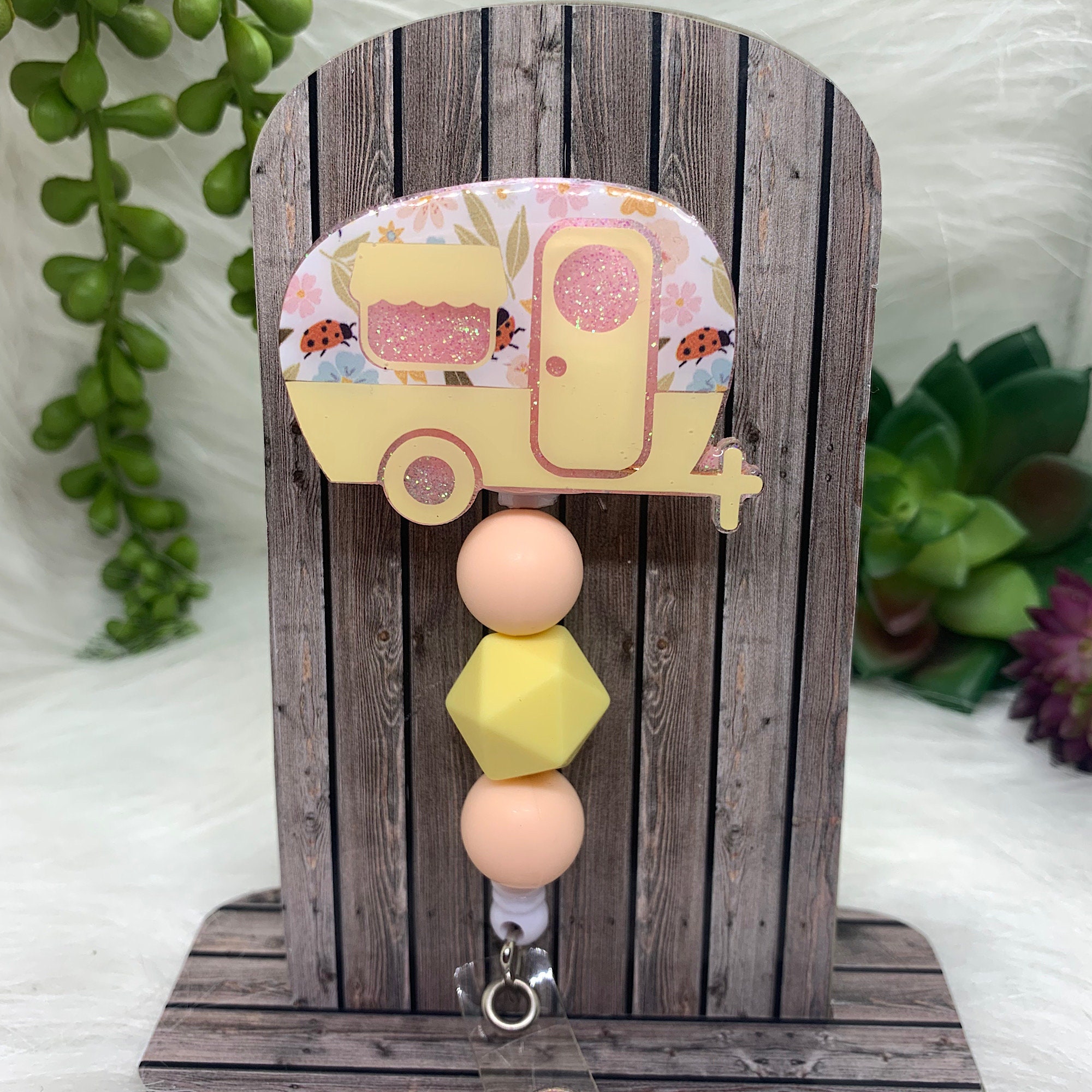 Camper Badge Reel - Etsy