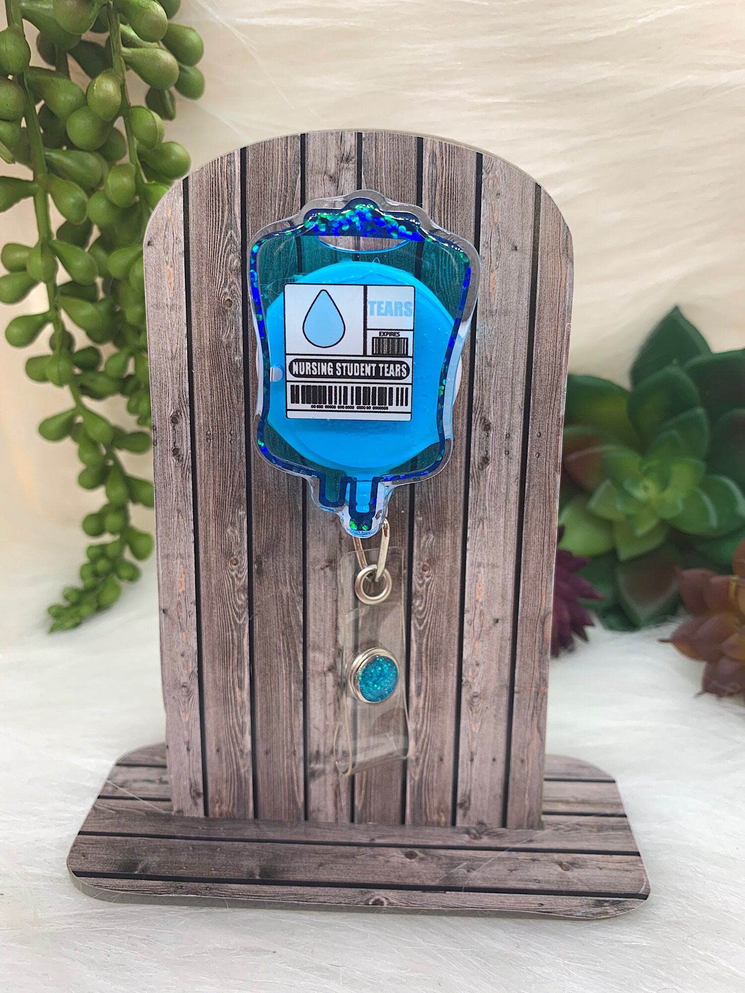 Nursing Student Tears Shaker Badge Reel/ 3D Badge Reel/ Floating Badge ...