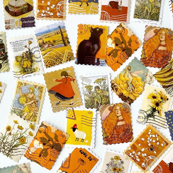 Stamp Stickers - Etsy