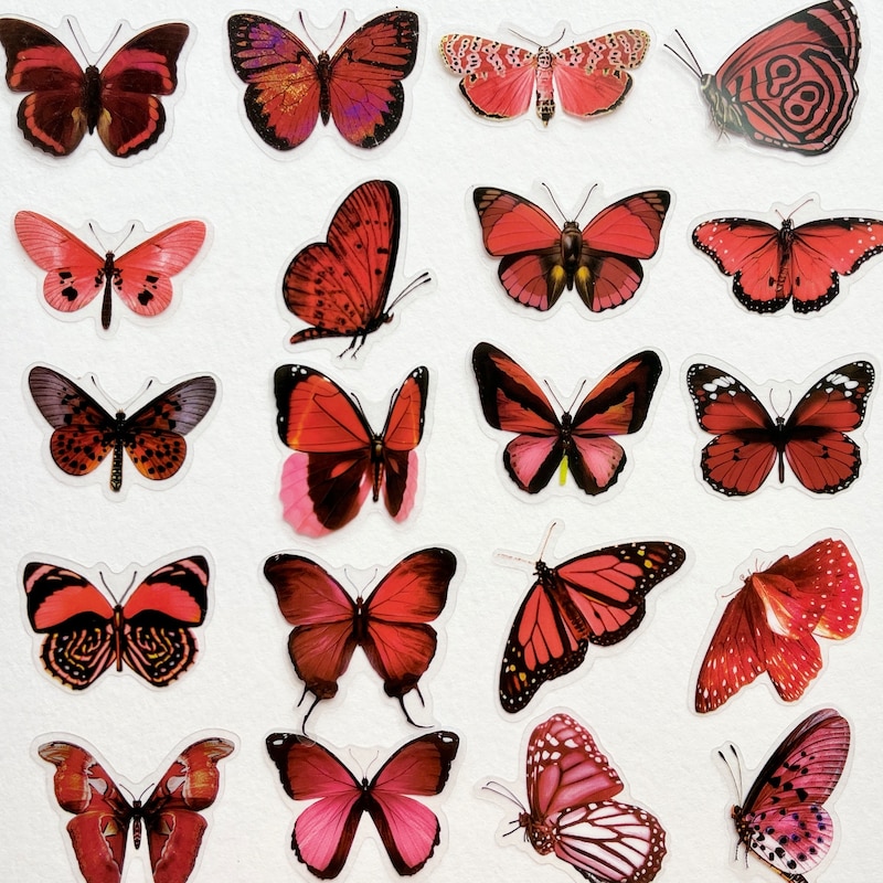 Red Butterfly - Etsy