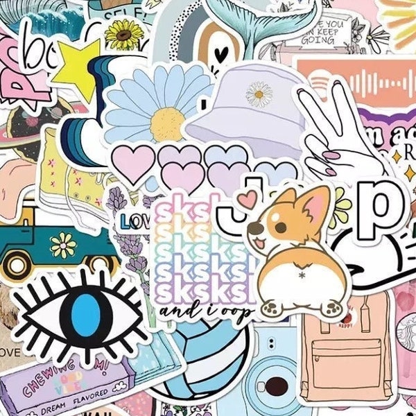 Teen Girl Gift Stickers - Etsy