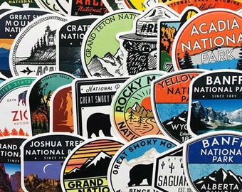 National State Park Stickers - Etsy