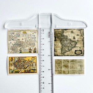 50 Vintage Historical Map Stickers - Dull Matte Finish Great Vintage ...