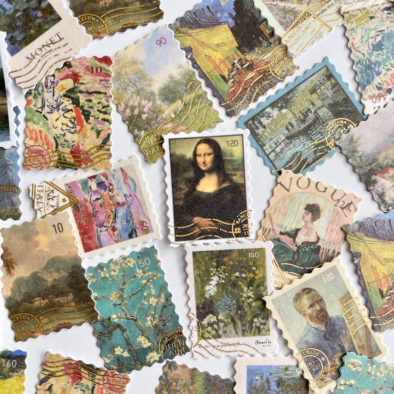 Stamp Stickers - Etsy