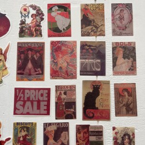 45 Red Vintage Stickers Transparent Washi Tape Retro Red Themed ...