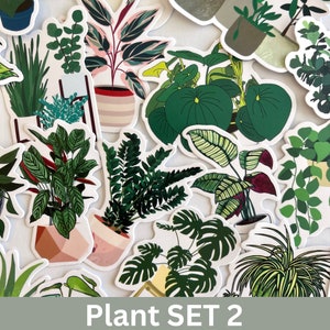 Boho Plant Stickers - House Plant Stickers - Love of Plants Stickers ...