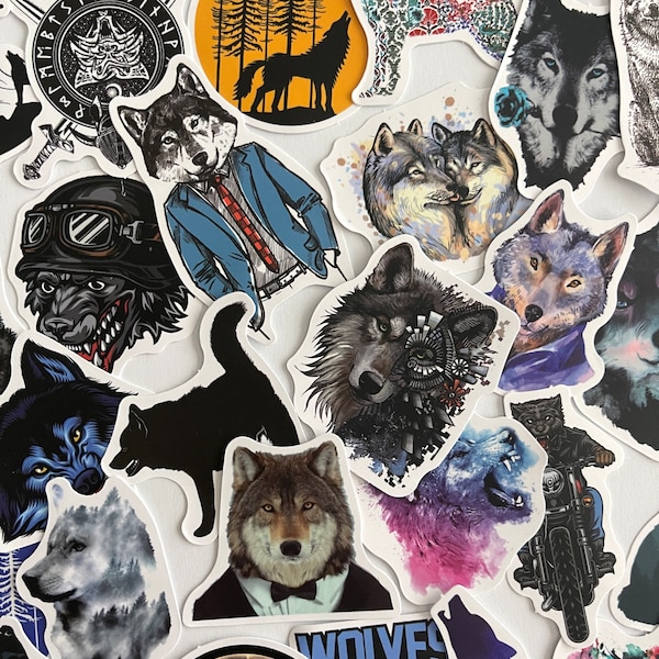 Wolves Sticker - Etsy