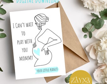 Expecting Mom Card | Etsy