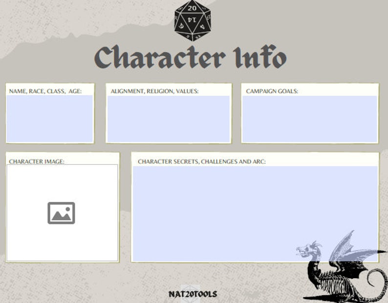 DM Digi-planner | Fillable PDF for Dnd Campaign Planning, Organization, and Note Taking - Etsy