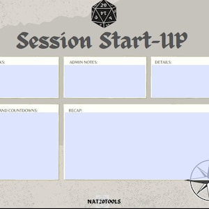 DM Digi-planner | Fillable PDF for Dnd Campaign Planning, Organization, and Note Taking - Etsy