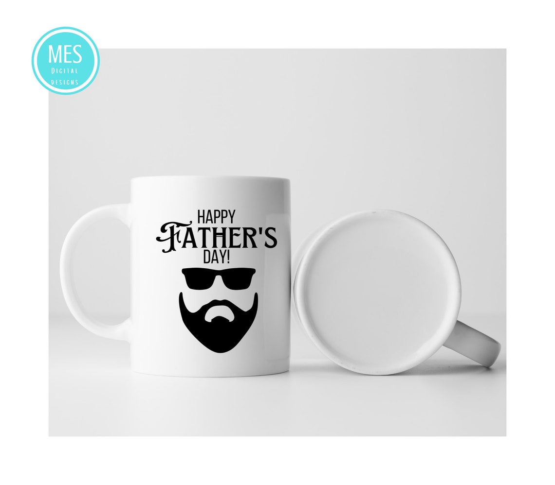 Fathers Day Beard Digital File / Beard Dad PNG SVG / Happy - Etsy