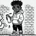 Coloring Book Loc Boy PNG Files Digital Download Line Art Illustrations ...