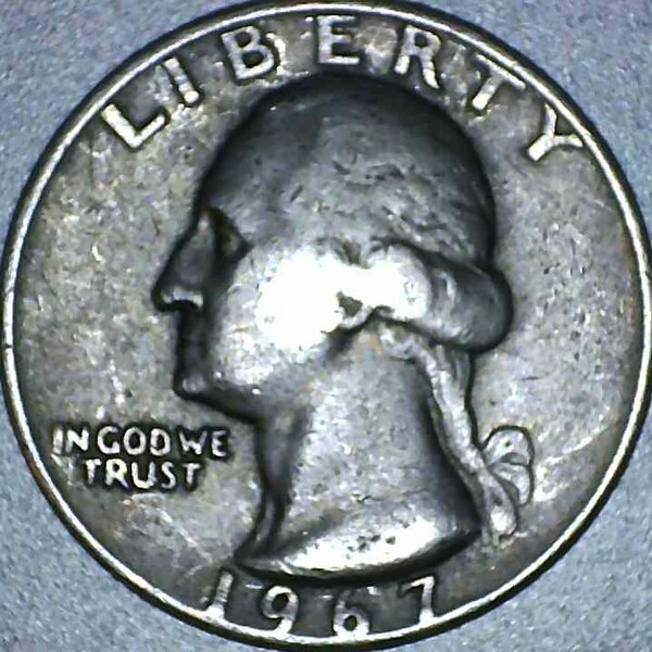 1967 Quarter No Mint Mark - Etsy