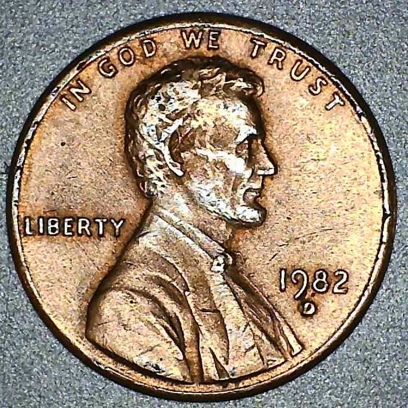1982 Penny Small Date - Etsy