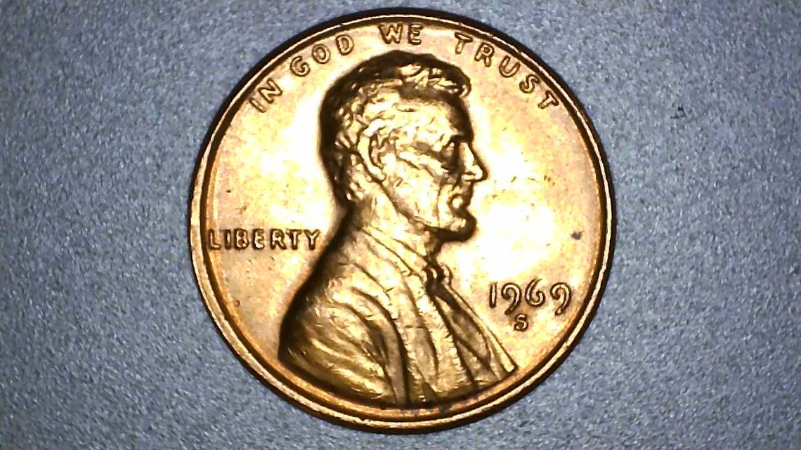 Rare 1969 S Lincoln Memorial Penny With Errors Obverse and Reverse - Etsy