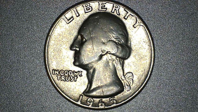 RARE 1965 No Mint Quarter With Errors Obverse & Reverse. - Etsy