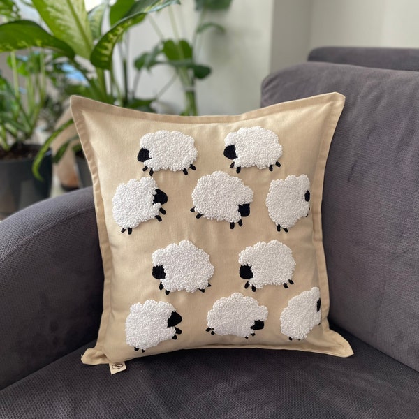 Sheep Pillow - Etsy