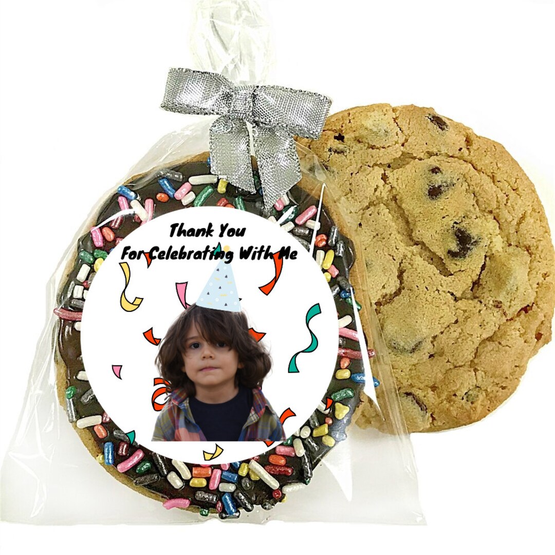 Birthday Child Photo Picture Twenty 2 Matte Non-smear Stickers ...