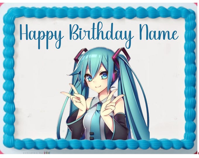 Hatsune Miku Noodle Stopper Figure Neon Cyber - Etsy