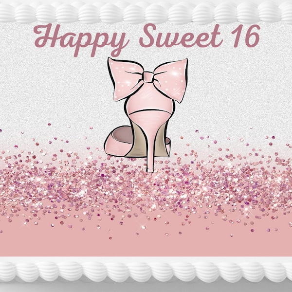 Sweet 16 Cake Topper - Etsy