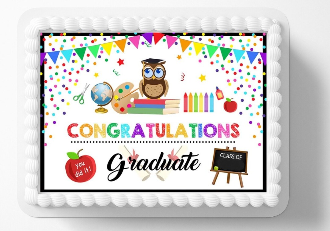 Kindergarten Preschool Graduation Themed Elementary School Grad Party ...