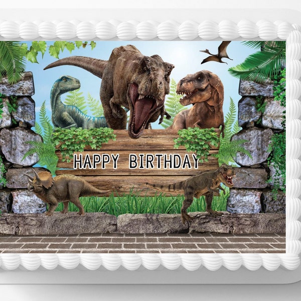Jurassic Edible Images - Etsy