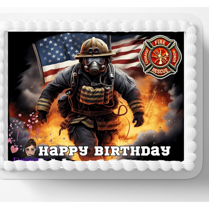 Fireman Theme Birthday - Etsy