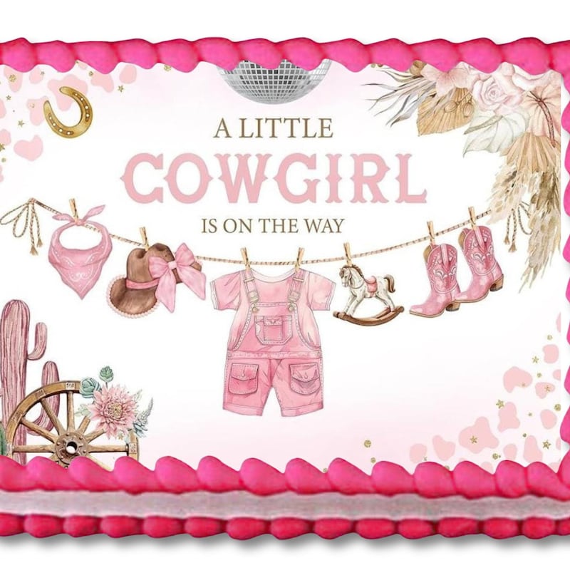 Cowgirl Themed Cake - Etsy